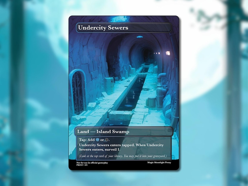 Undercity Sewers - Anime Style Proxy - Etsy
