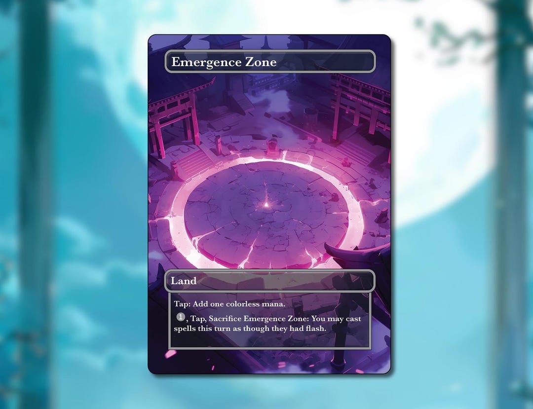 Emergence Zone - Anime Style Proxy - Etsy