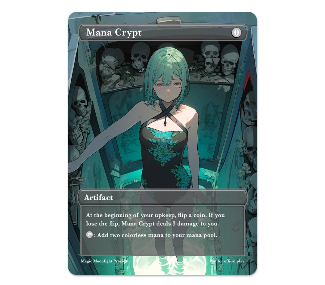Mana Crypt Proxy Anime Style Trading Card pre-order - Etsy
