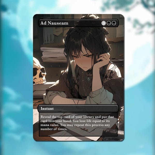 Anime Girl Trading Cards - Etsy