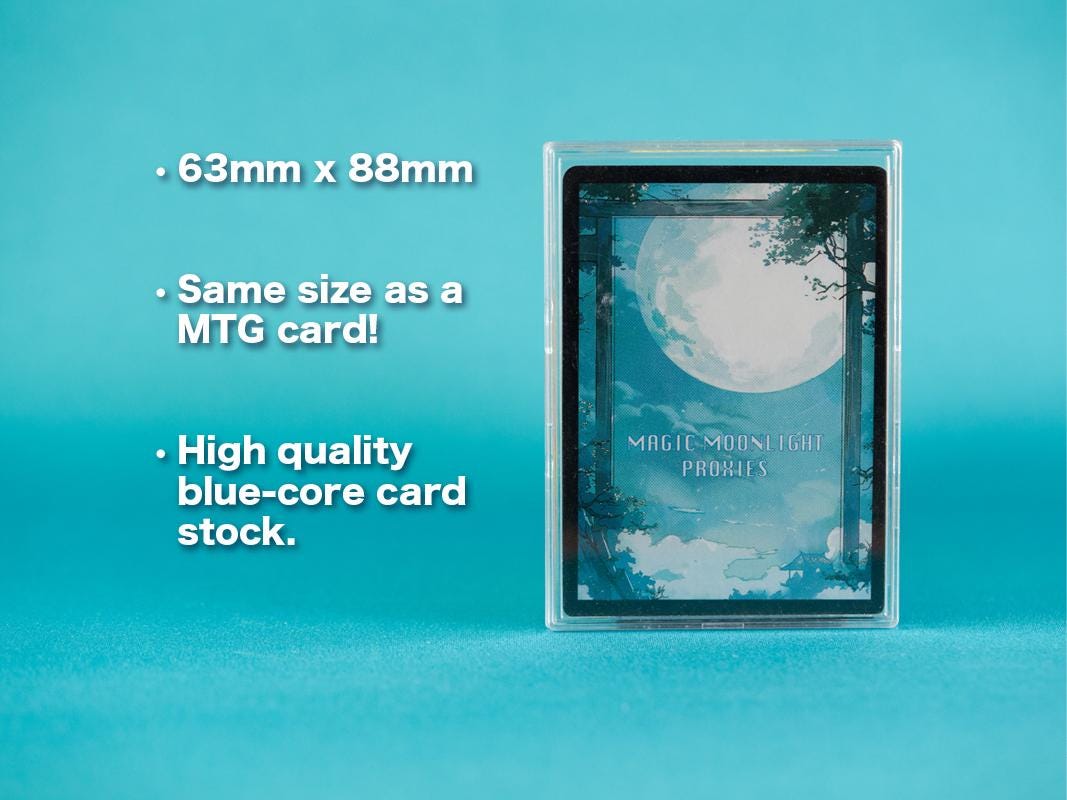 Mox Diamond Proxy - Anime Style Trading Card - Etsy