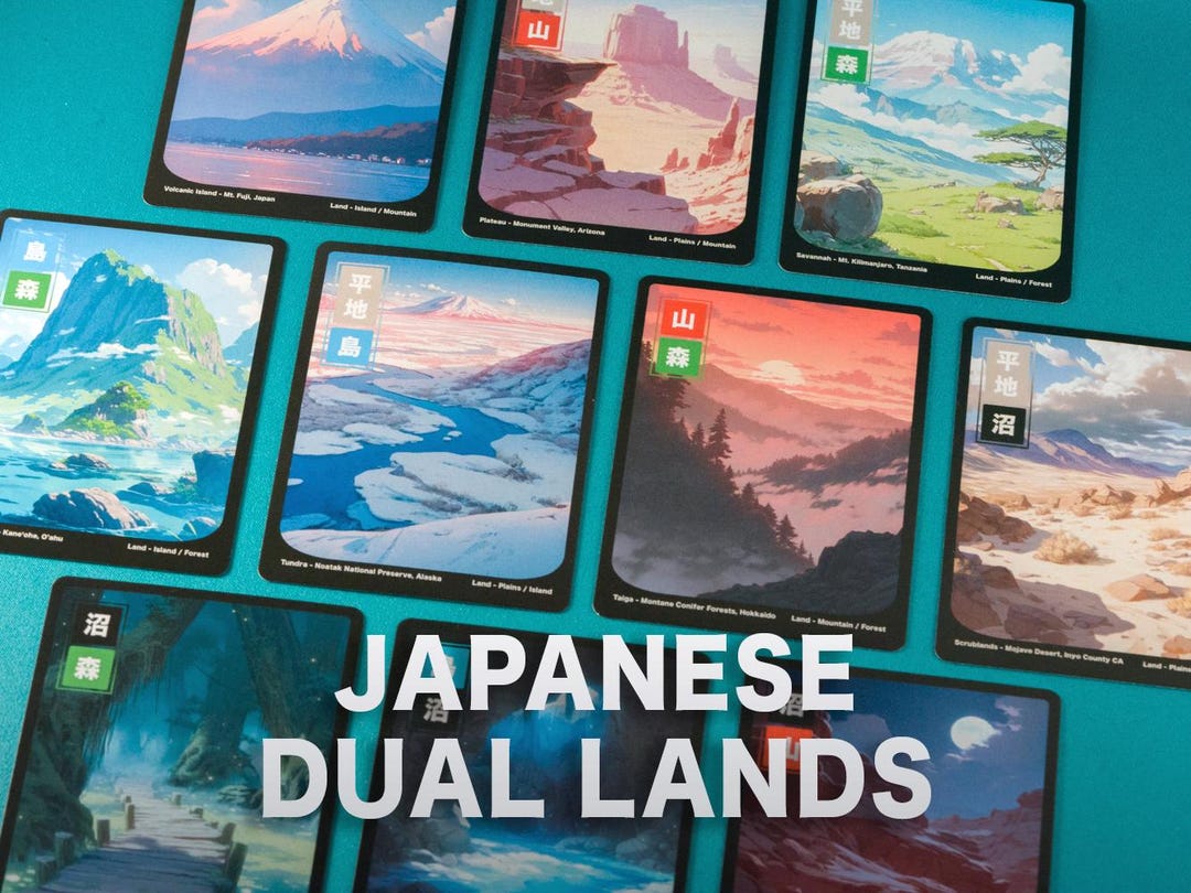 Japanese Dual Lands Proxies V2.0 - Anime Fantasy Landscapes of Real ...