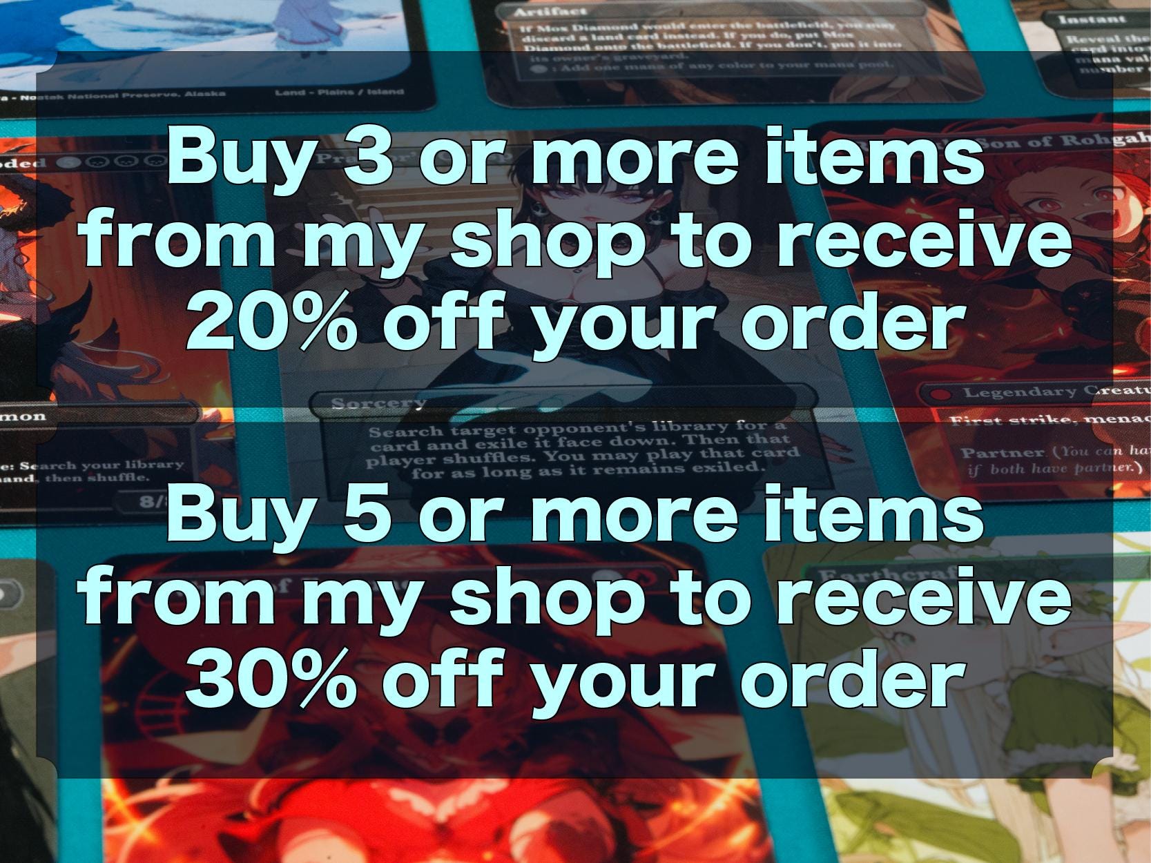 Mox Diamond Proxy - Anime Style Trading Card - Etsy