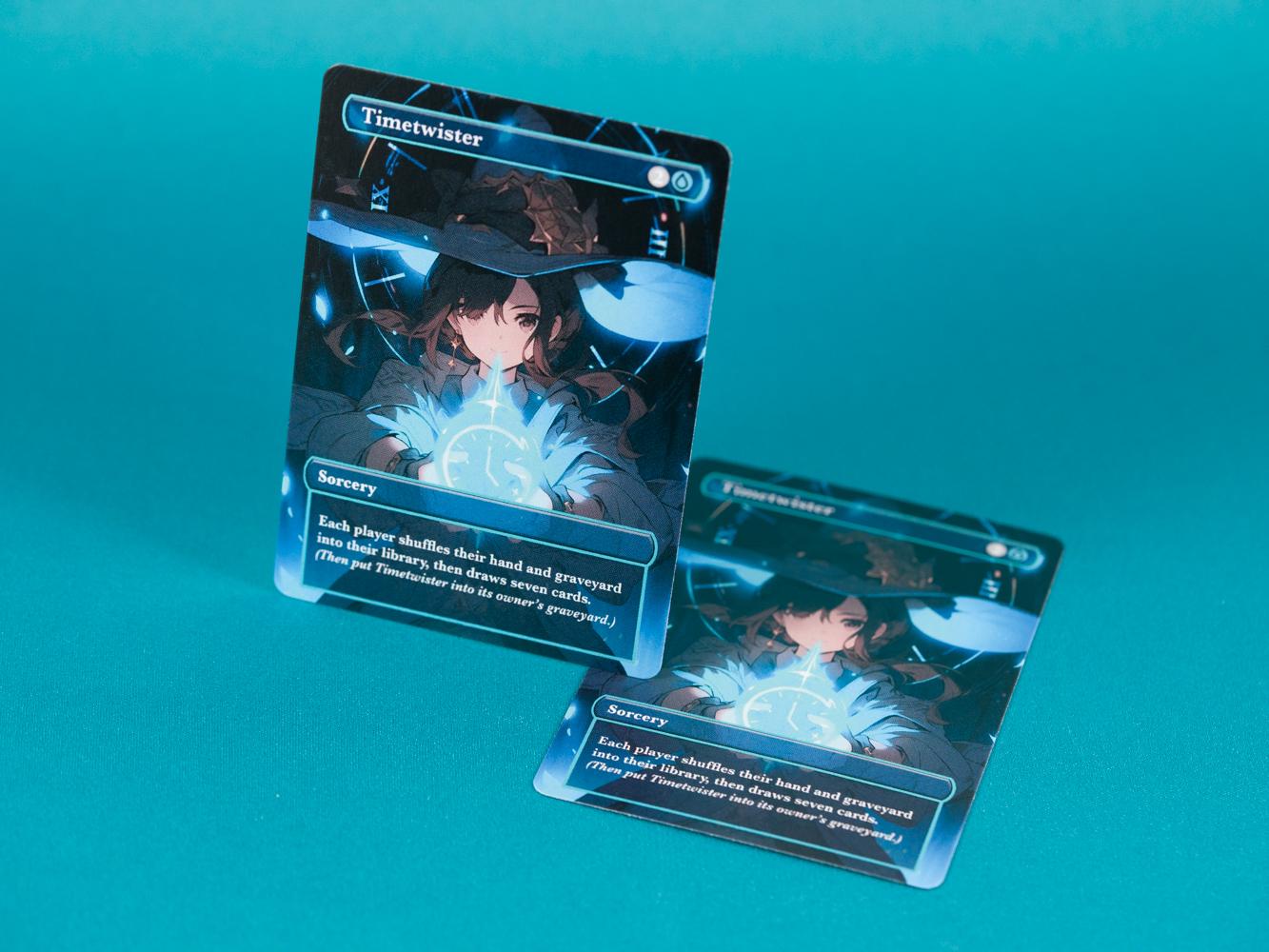 Timetwister Proxy - Anime Style Trading Card - Etsy