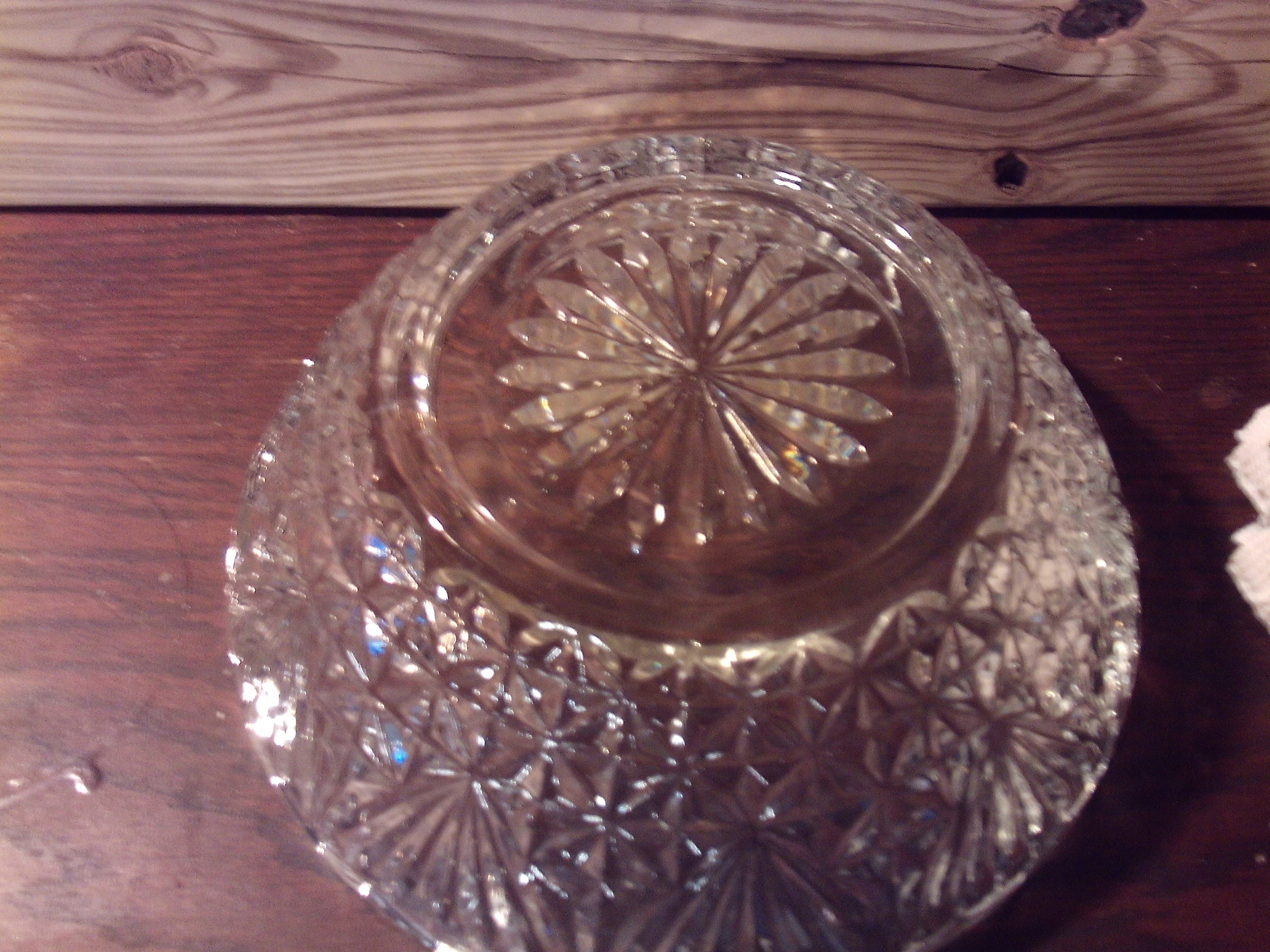 Vintage Starburst Pattern Bowl, Glass Serving Bowl, Elegant Serving ...