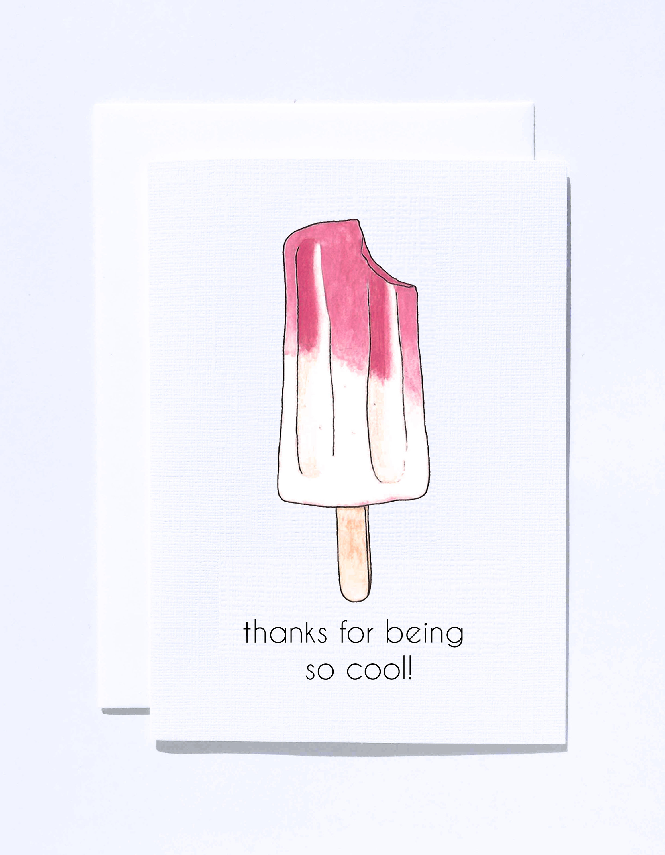 Thanks for Being Cool - Thank You Card - Etsy