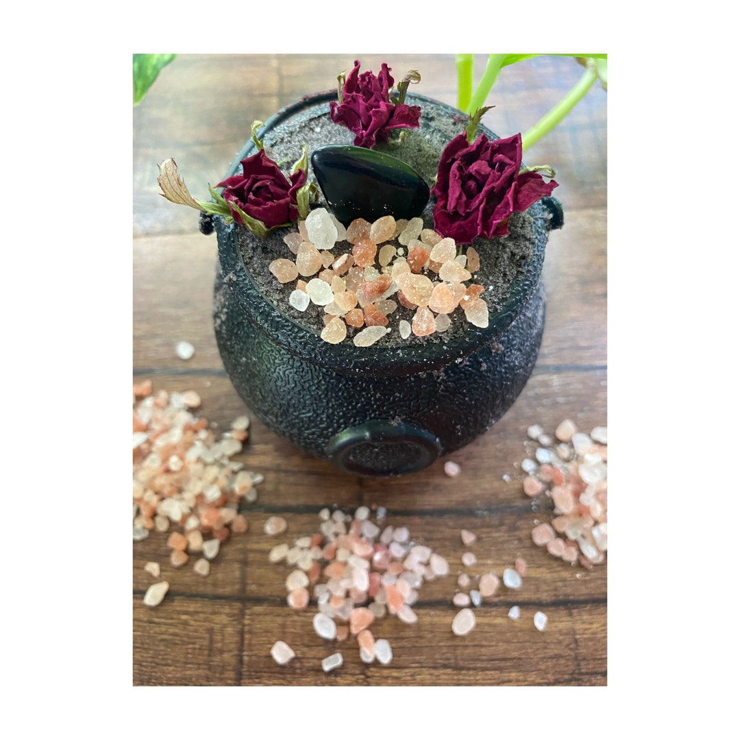 Rebirth Salted Himalayan Rose & Obsidian Stone Bath Bomb - Etsy