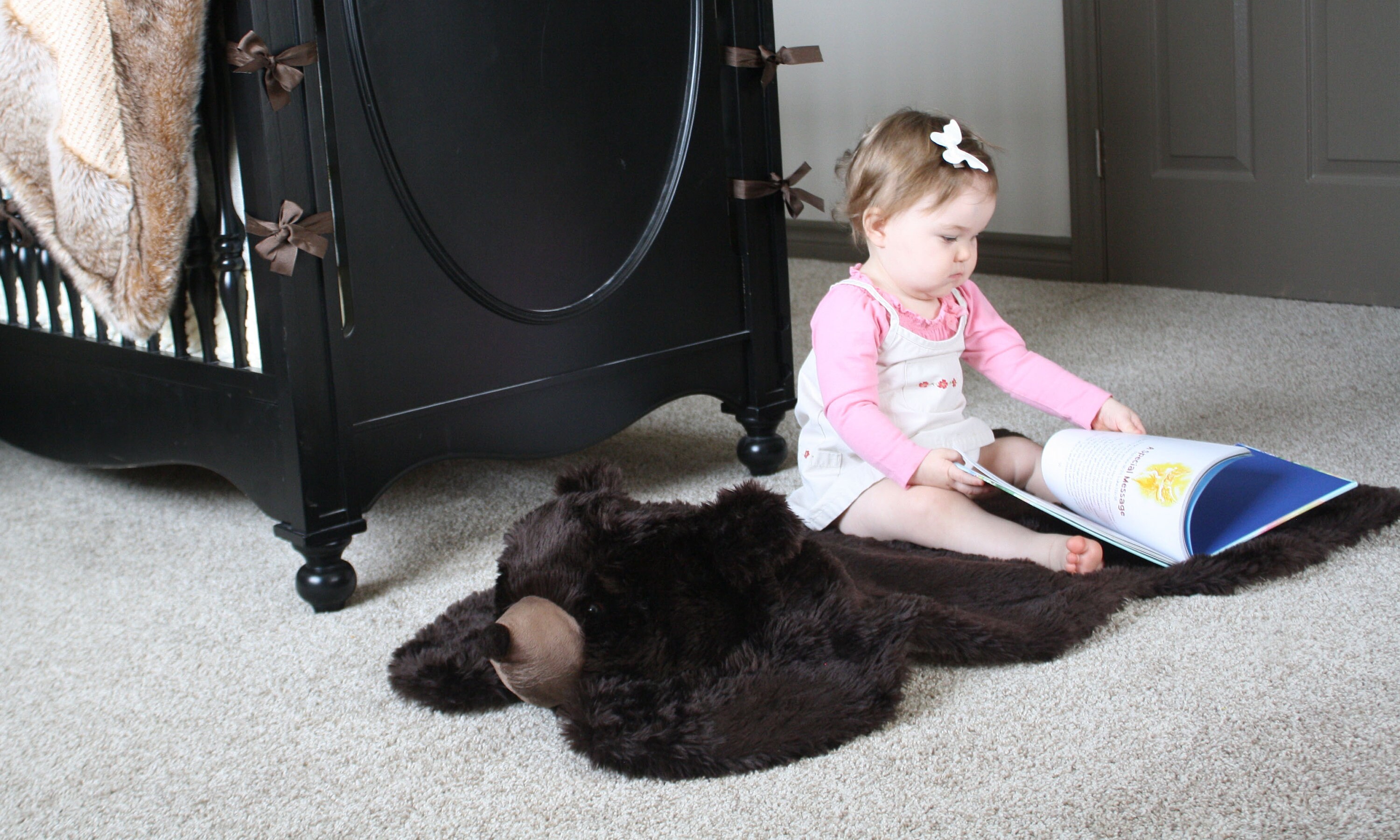 Brown Bear Rug Nursery Rug Woodland Nursery Bear Nursery Decor - Etsy ...