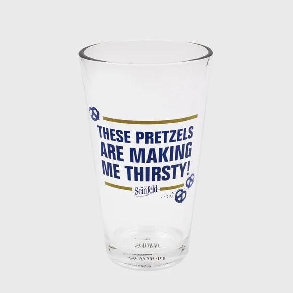 Seinfeld “these Pretzels Are Making Me Thirsty!” Pint Glass/cup ...