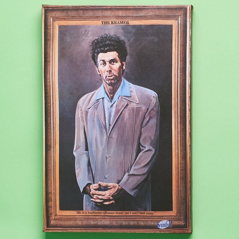 Seinfeld "the Kramer" Canvas Art Print Wall Portrait New, Sealed - Etsy