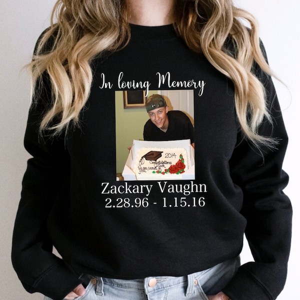 In Memory Picture Shirt - Etsy