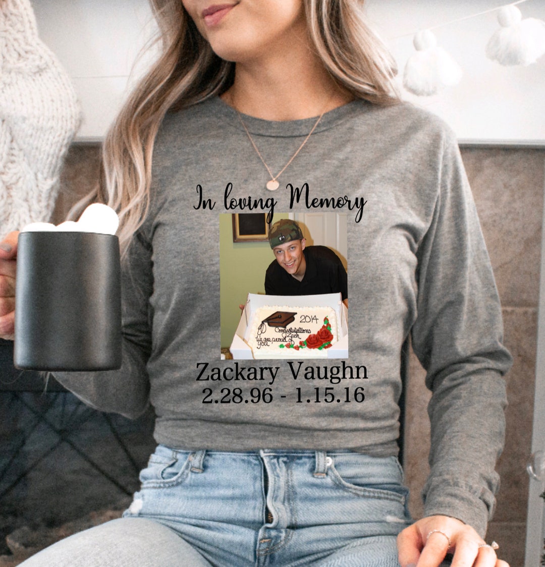 In Loving Memory Memorial T-shirt Personalized Loved One's Photo ...
