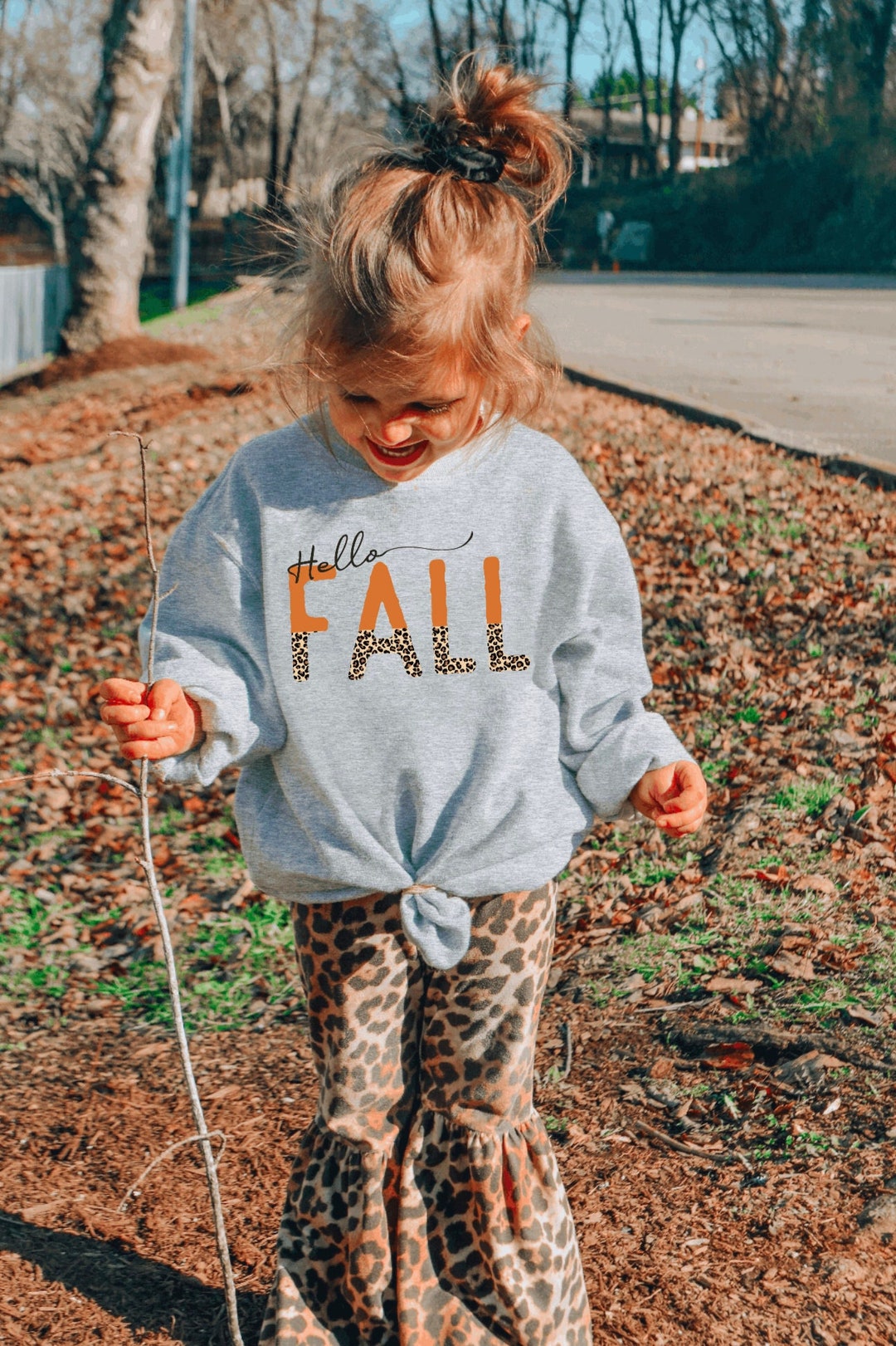 Hello Fall Kids Youth Sweater - Fall Sweaters - Girls Fall Sweaters ...