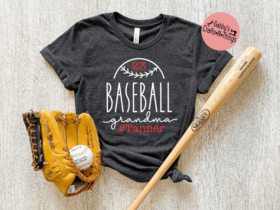 Baseball Personalized Grandma Shirt - Baseball Grandma Shirt - T-ball ...