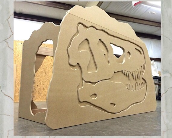Dinosaur T Rex Making His Bed