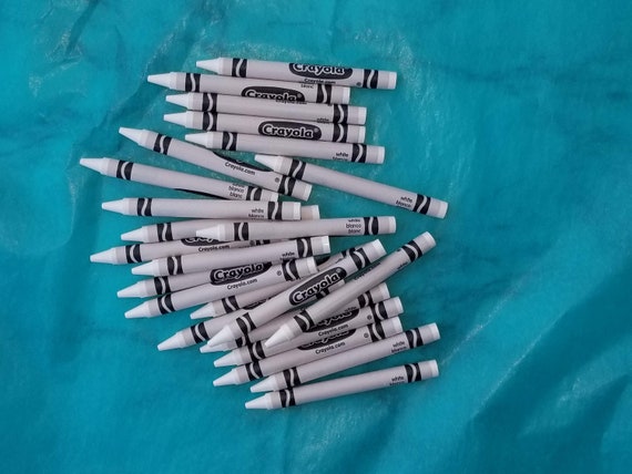 White Crayola Crayons 24 Pack of White Crayons Bulk Crayons | Etsy