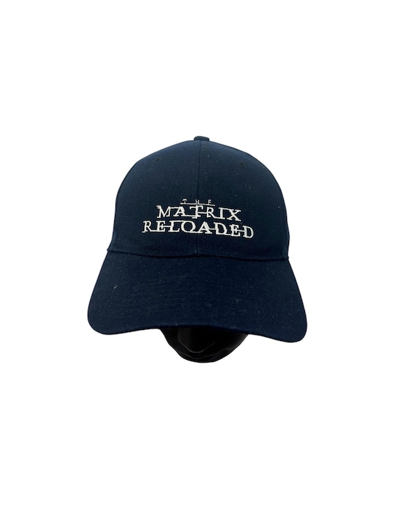 Vintage The Matrix Reloaded Movie Cap, Warner Bros Fi… - Gem