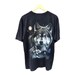 Vintage 90s Wolf on Night , Habitat , Wild Life on Night , Super Wolf ...