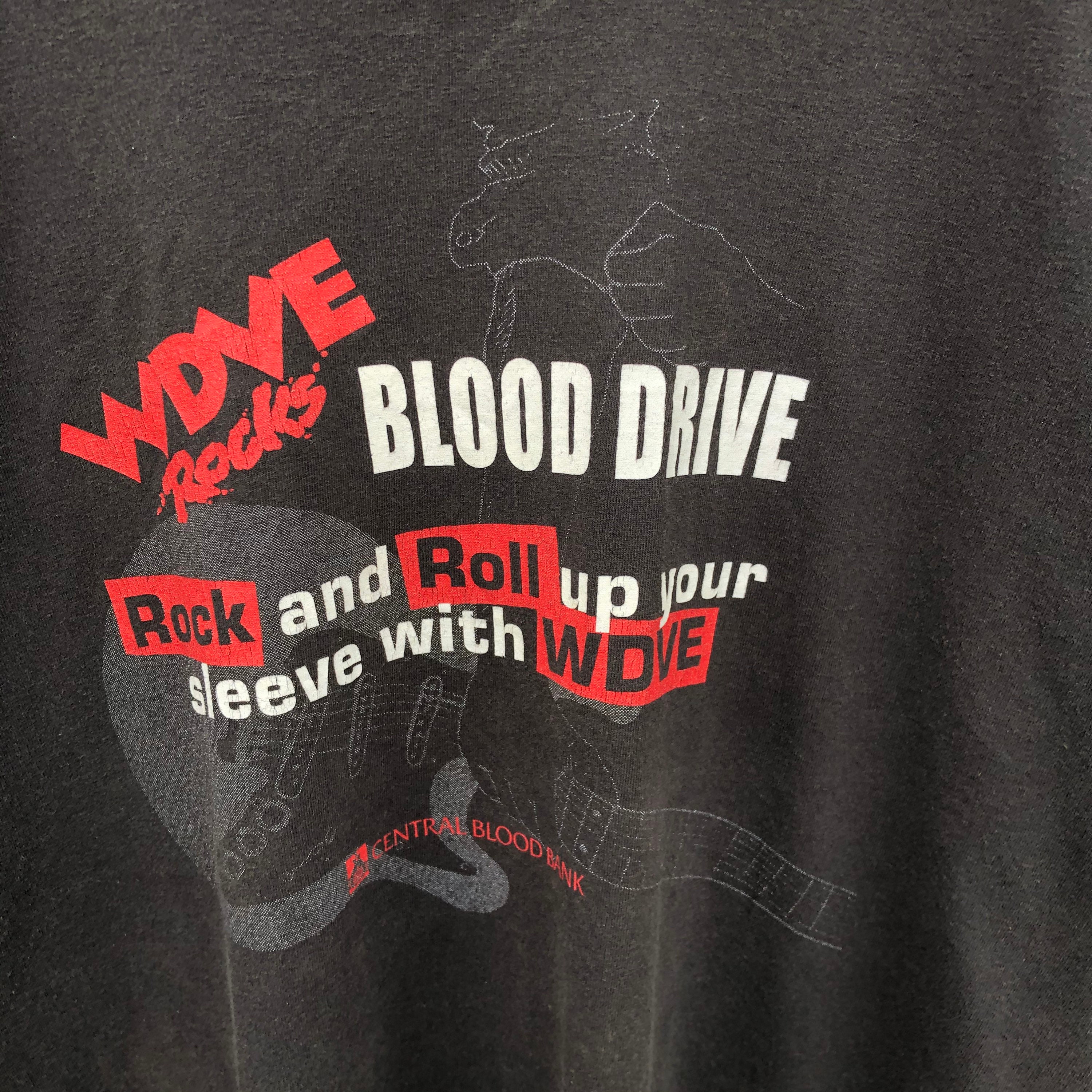 Vintage WDVE Rock 102.5FM , Blood Drive, Rock and Roll up Your Sleeve ...