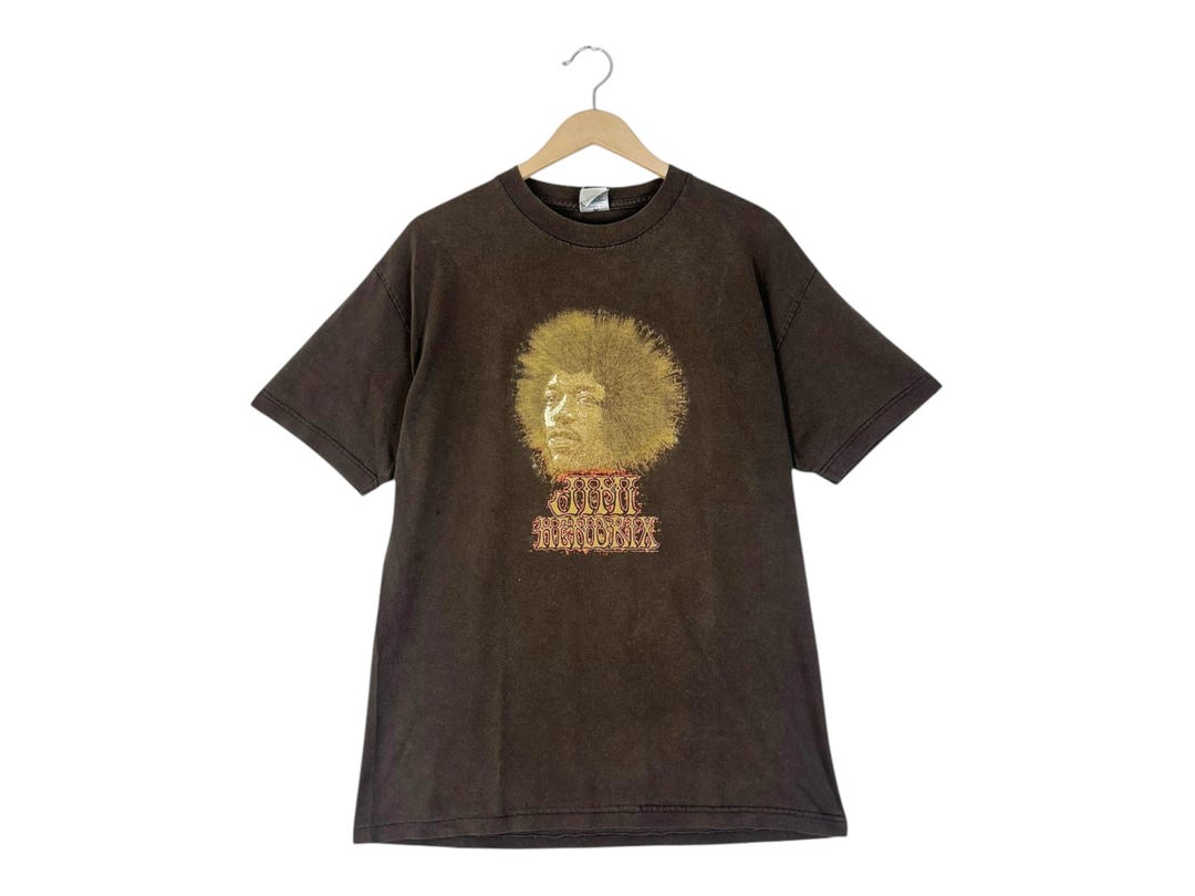 Vintage Jimi Hendrix Potrait Art / Afro Style Hair/ Iconic American ...