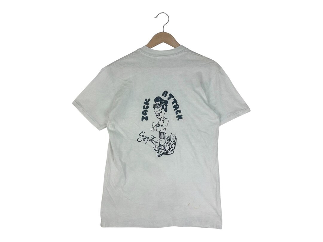 Vintage 90s Zack Attack T-shirt | Retro Cartoon Graphic Tee, Size S - Etsy