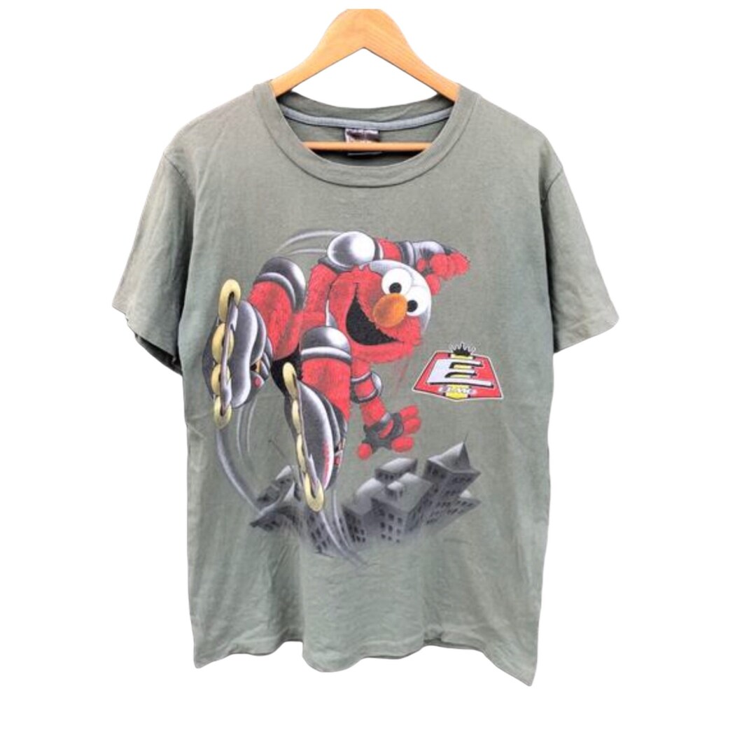 Vintage 90s Elmo , Playing Inline Skate, Roller Blade, Skateboarding ...