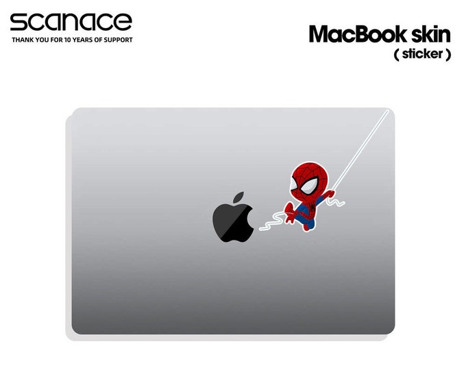 Spiderman MacBook Decal Superhero MacBook Sticker Marvel Laptop Sticker ...