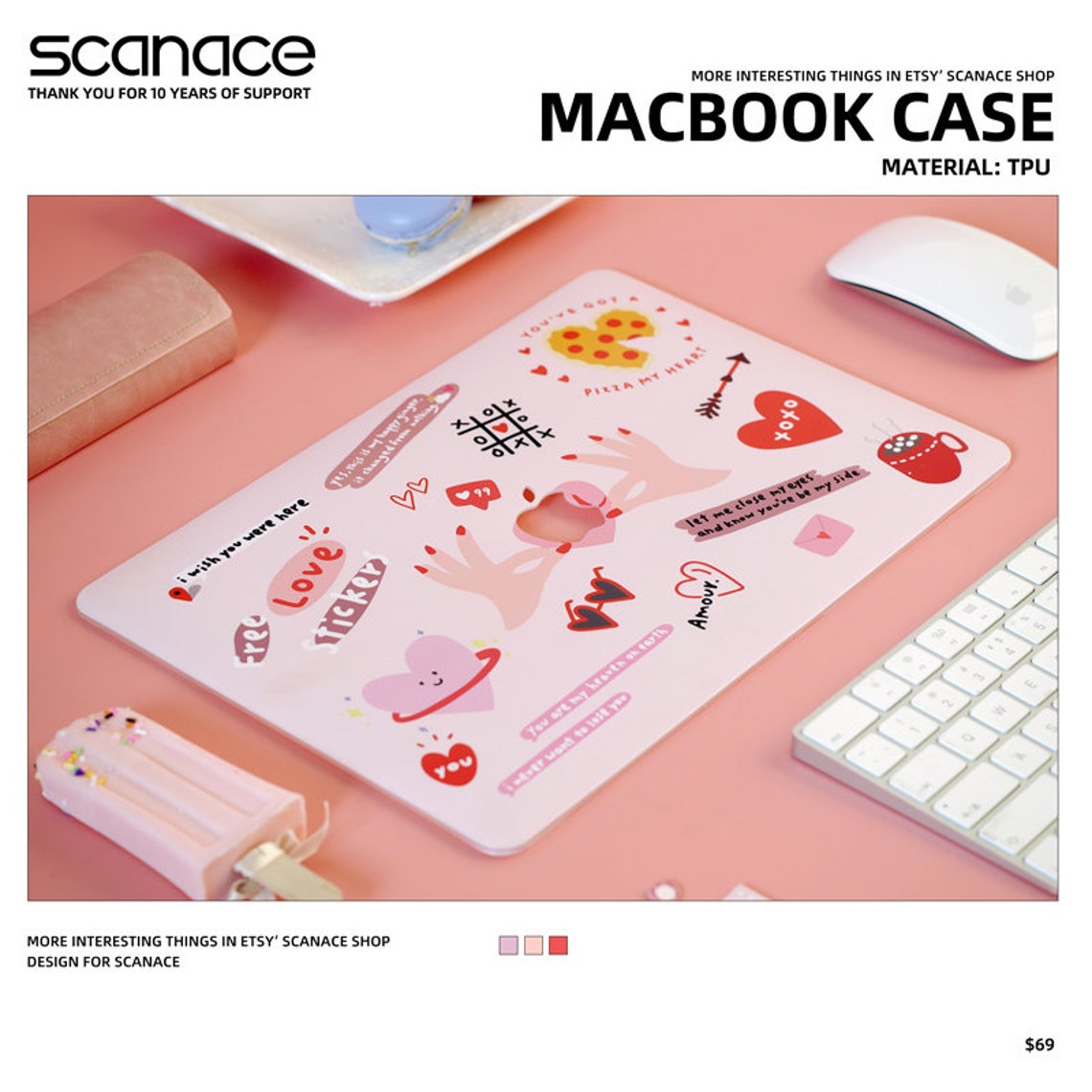 Cute Message Board MacBook Case 2020macbook M1 MacBook Skins MacBook ...