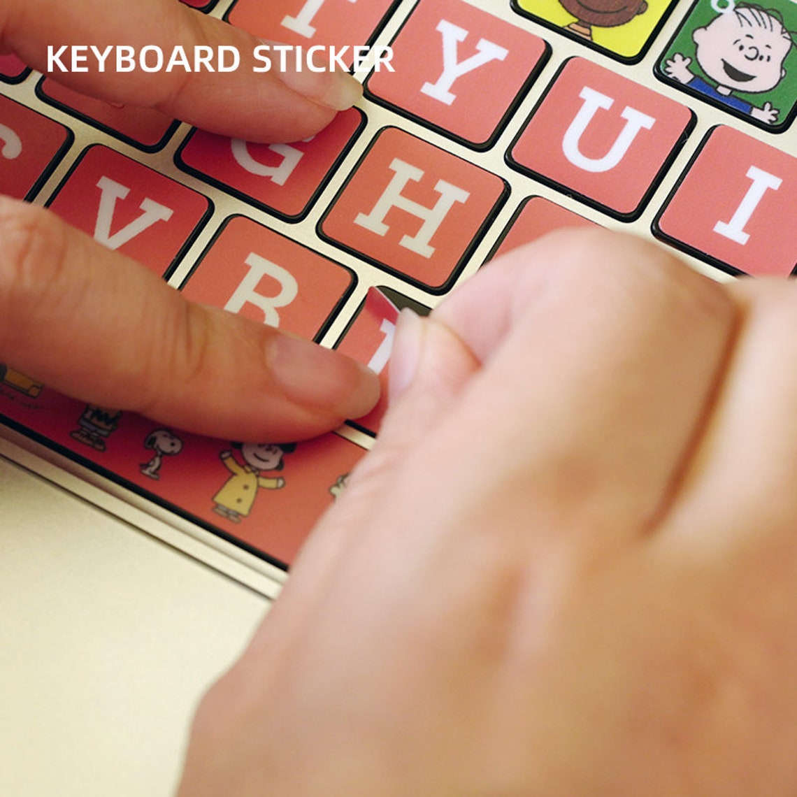 Cute Snoopy's Family keyboard sticker for Macbook Pro and | Etsy