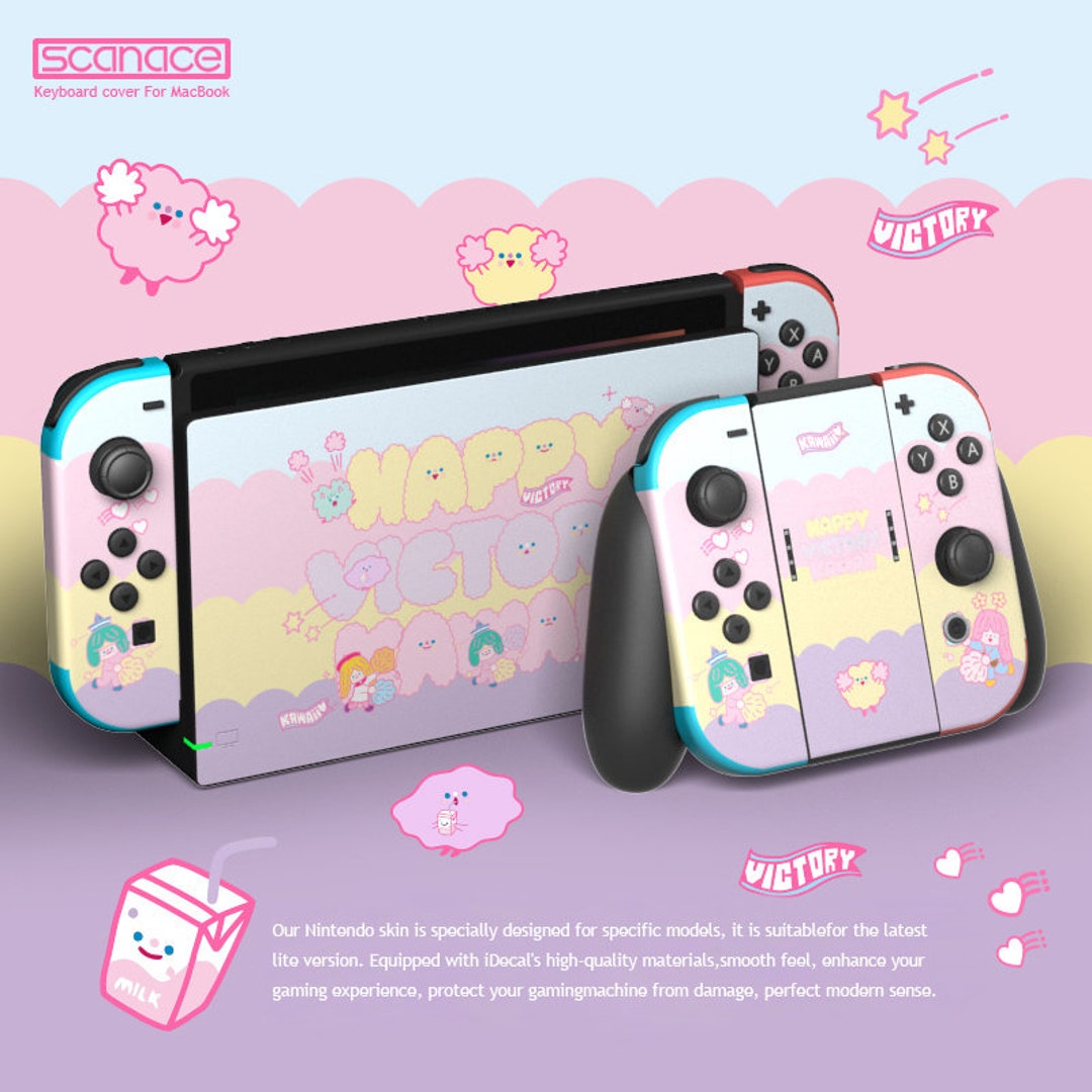 Happy Factory Skins for Nintendo Switch Full Set of 4 Skins Joycon ...
