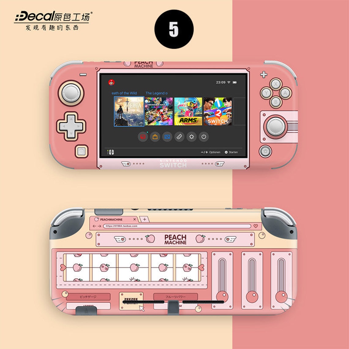 Cute Game Little Girl Skins for Nintendo Switch Lite Full Set - Etsy