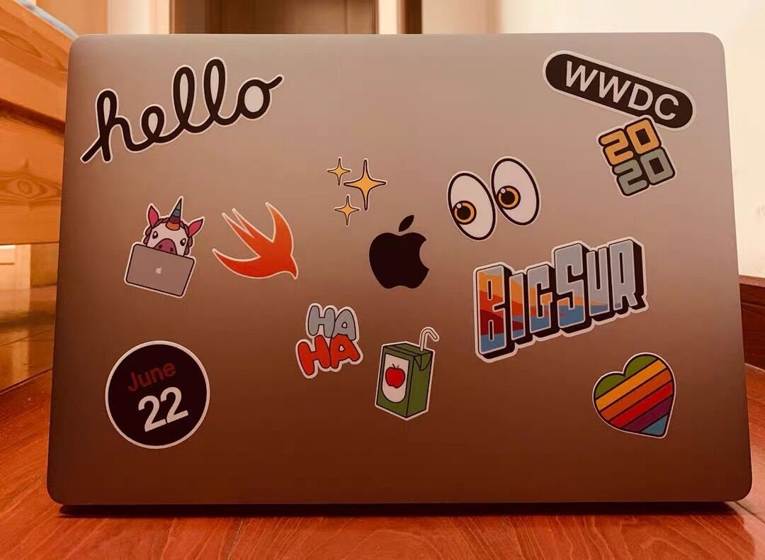 WWDC2020-WWDC2021 Same Sticker Full Set of 14 and Full Set of - Etsy