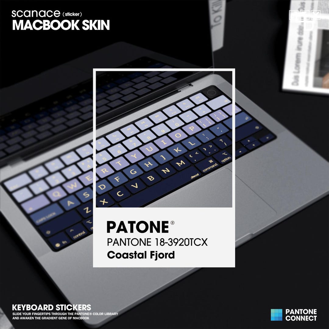 Pantone Color Keyboard Stickers for MacBook Pro13/15/16and Air Decal ...
