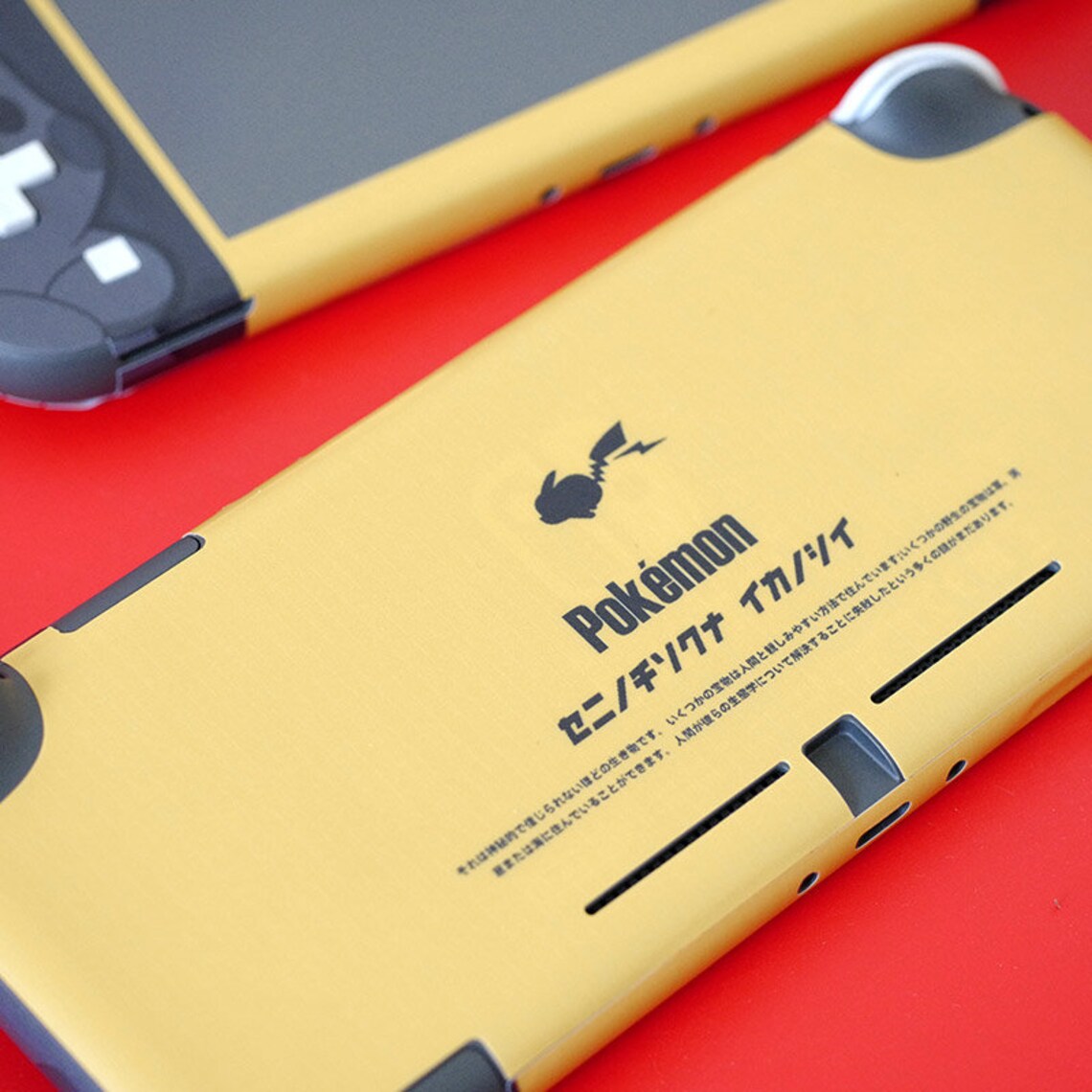 Classic Black and Yellow Pikachu Skins for Nintendo Switch | Etsy