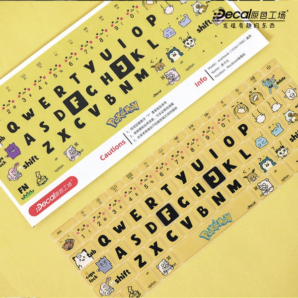 MacBook Keyboard Stickers - Etsy