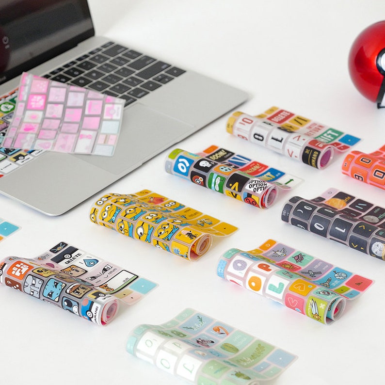 Pokémon keyboard sticker for Macbook Pro and air Decal for | Etsy