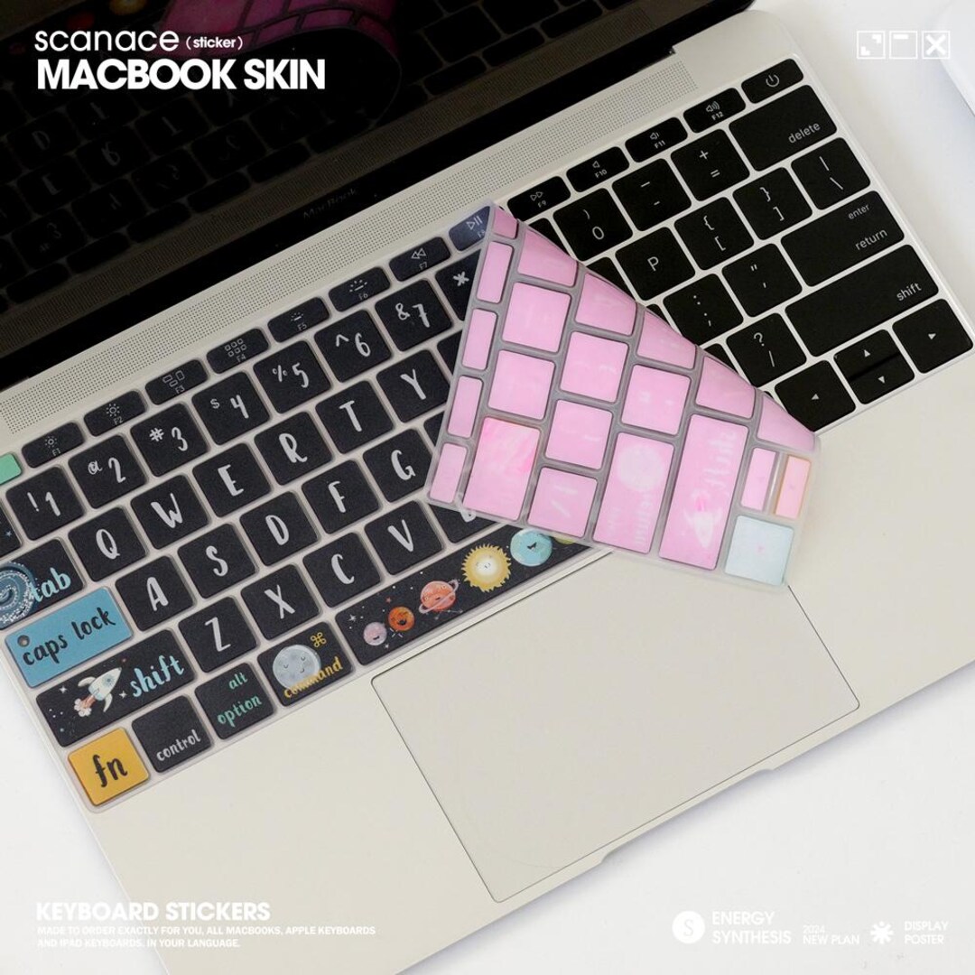 Planet MacBook Keyboard Sticker: Vinyl Decal Skin - Etsy