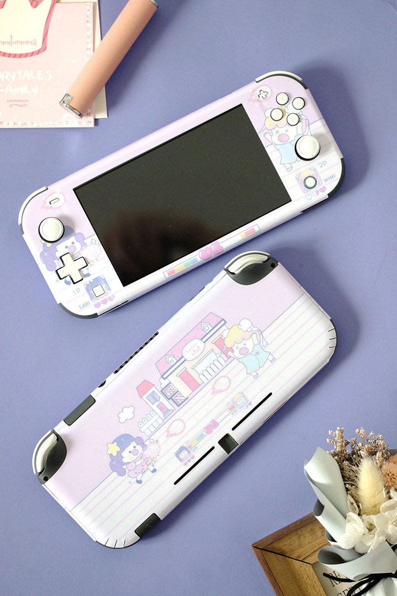 Cute Game Little Girl Skins for Nintendo Switch Lite Full Set - Etsy