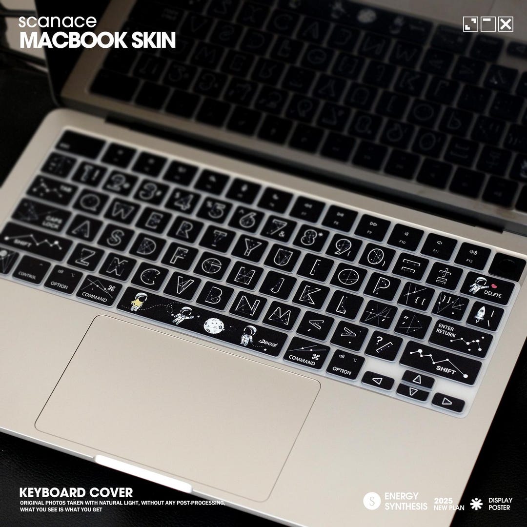 Constellation MacBook Keyboard Cover: Silicone, Dustproof, Waterproof ...