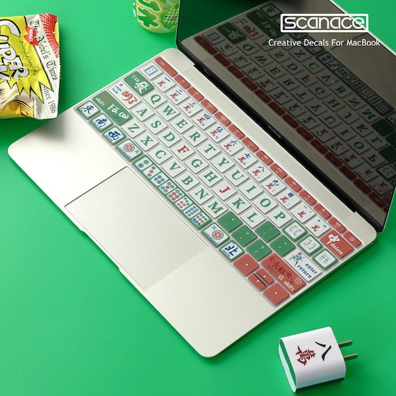 Mahjong Keyboard Cover for Macbook Pro131516and Air Decal | Etsy