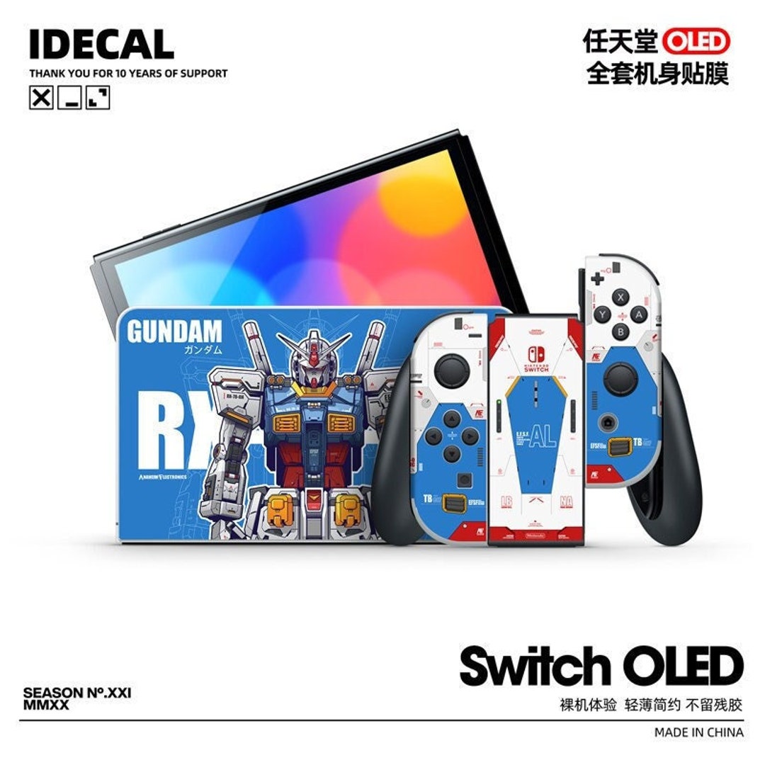 Skins for New Nintendo Switch OLED Skins Full Set of 4 Skins Joycon ...