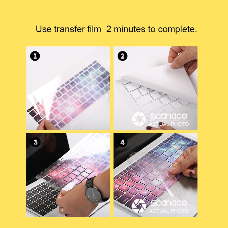 Watercolor Plant Keyboard Sticker for 2017 New Macbook Pro and | Etsy