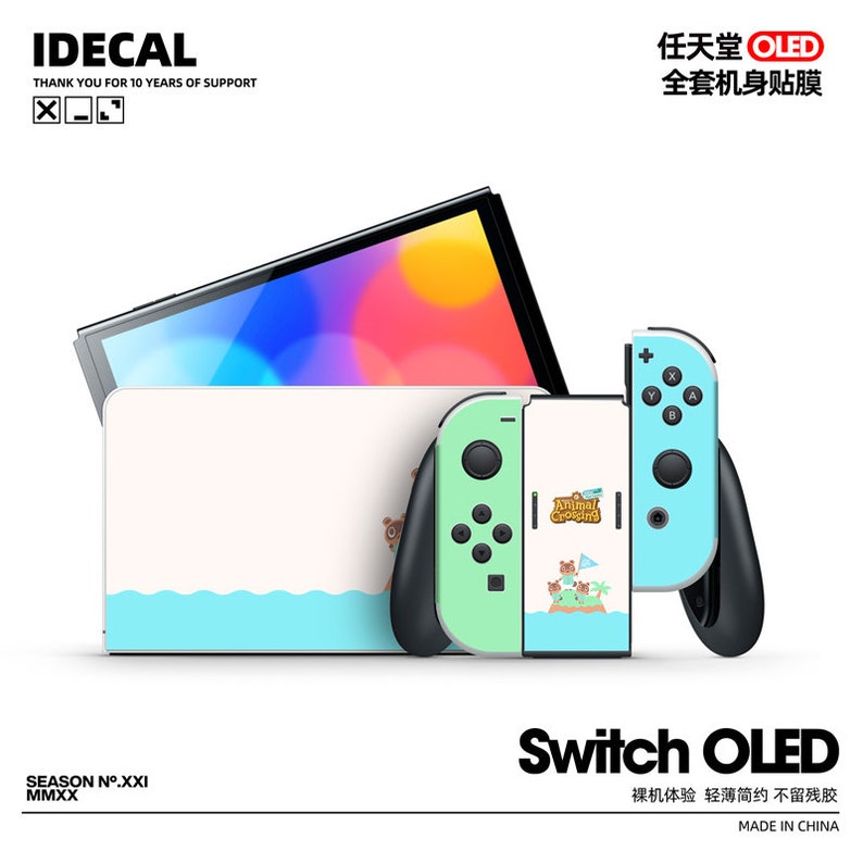 Animal Crossing Skins for New Nintendo Switch OLED Skins Full - Etsy