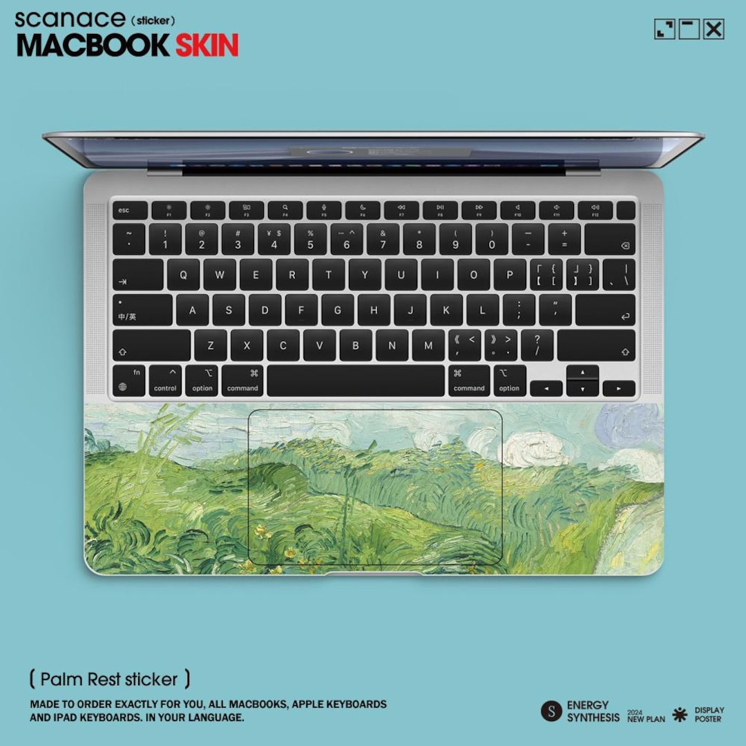 Palm Rest Sticker for M1/M2/M3/M4 MacBook Pro14 Decal for Apple Laptop ...