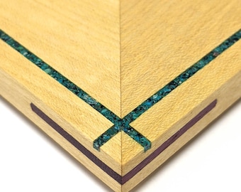 Balakat Wood With Shattuckite Stone Inlay 8x10 Picture Frame - Etsy