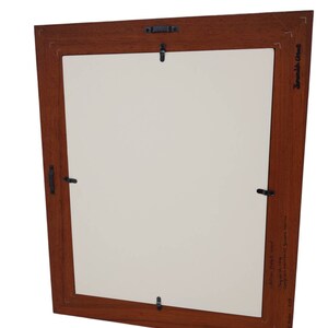 African Padauk Wood With Crushed Turquoise Stone Inlay 11x14 Picture ...