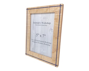 8x10 Curly Maple Picture Frame CM2 - Etsy