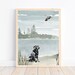 Instant Download Watercolor Duck Hunting Black Labrador Nursery Little ...