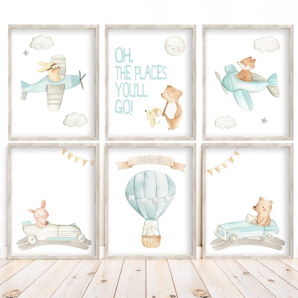 Oh the Places You'll Go Wall Art - Etsy