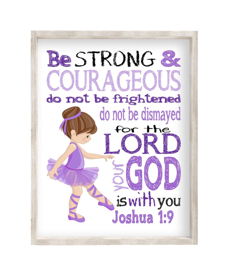 Instant Download Ballerina Christian Purple Ballet Nursery Decor ...